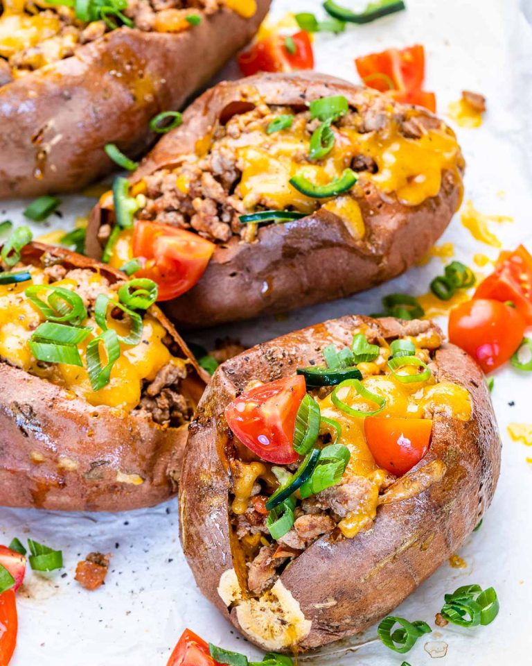 Santa Fe Inspired Sweet Potatoes | Clean Food Crush