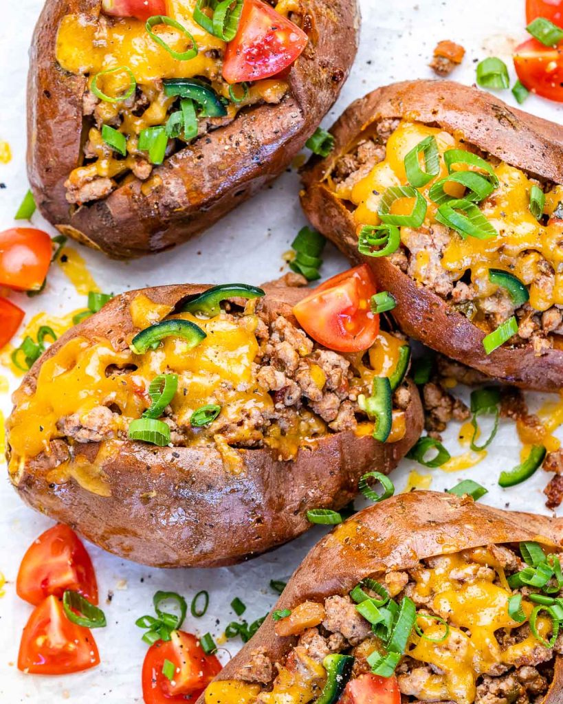 Santa Fe Inspired Sweet Potatoes | Clean Food Crush