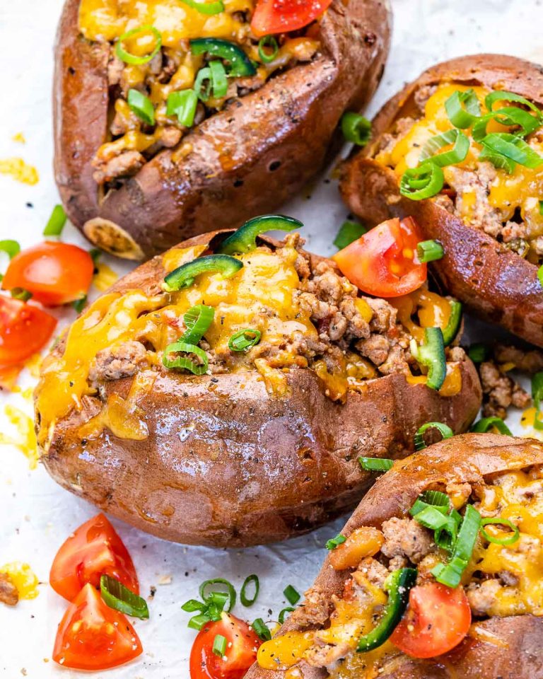 Santa Fe Inspired Sweet Potatoes | Clean Food Crush