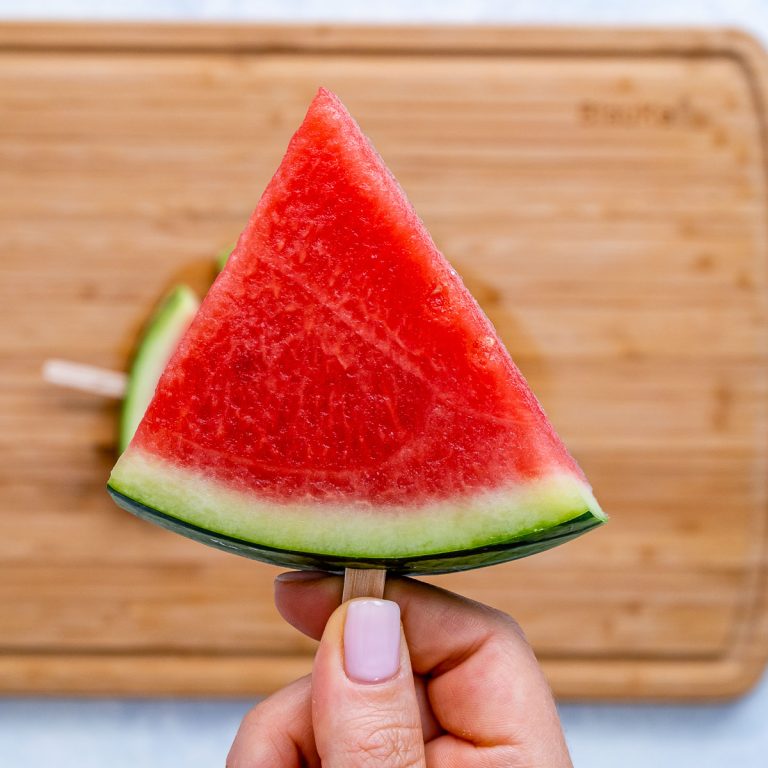 Frozen Watermelon Pops | Clean Food Crush