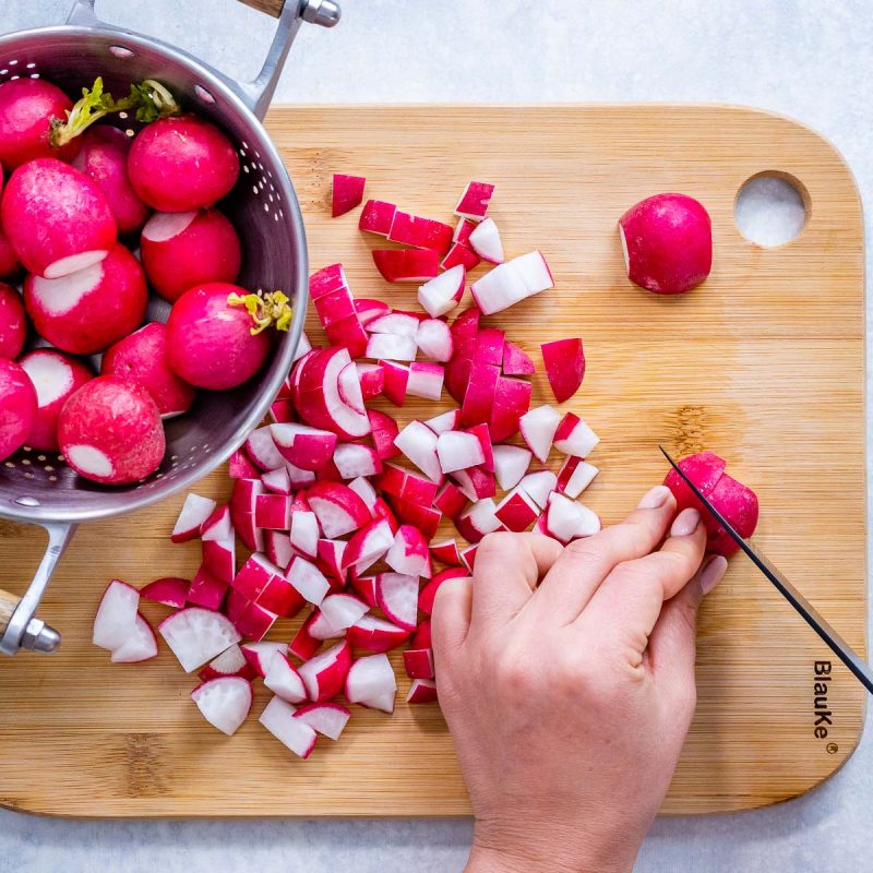 Creamy Micro Chopped Salad | Clean Food Crush