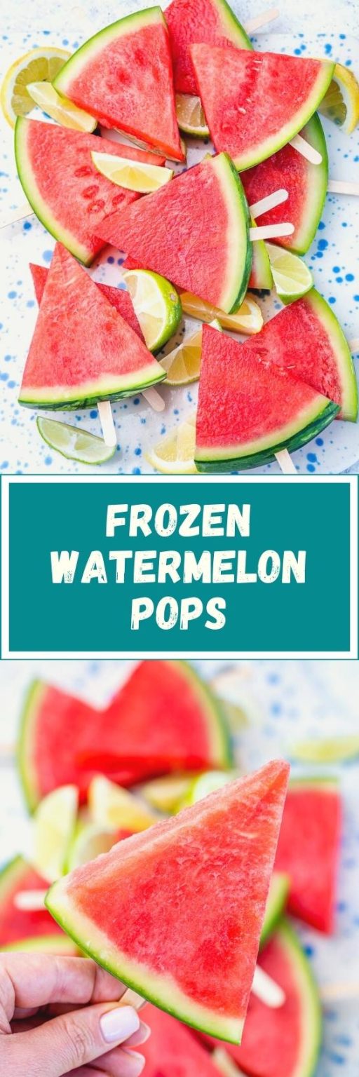 Frozen Watermelon Pops | Clean Food Crush