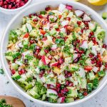 Creamy Micro Chopped Salad | Clean Food Crush