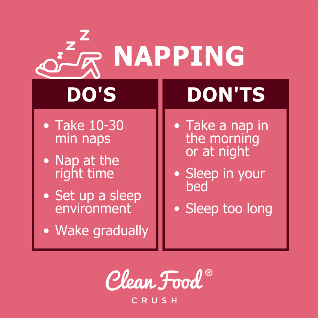 The Do’s and Don’ts of Healthy Napping | Clean Food Crush