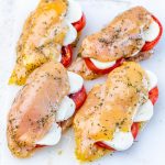 Caprese Stuffed Chicken Breasts | Clean Food Crush