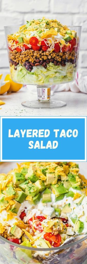 Rachel’s “Fancy” Layered Taco Salad | Clean Food Crush