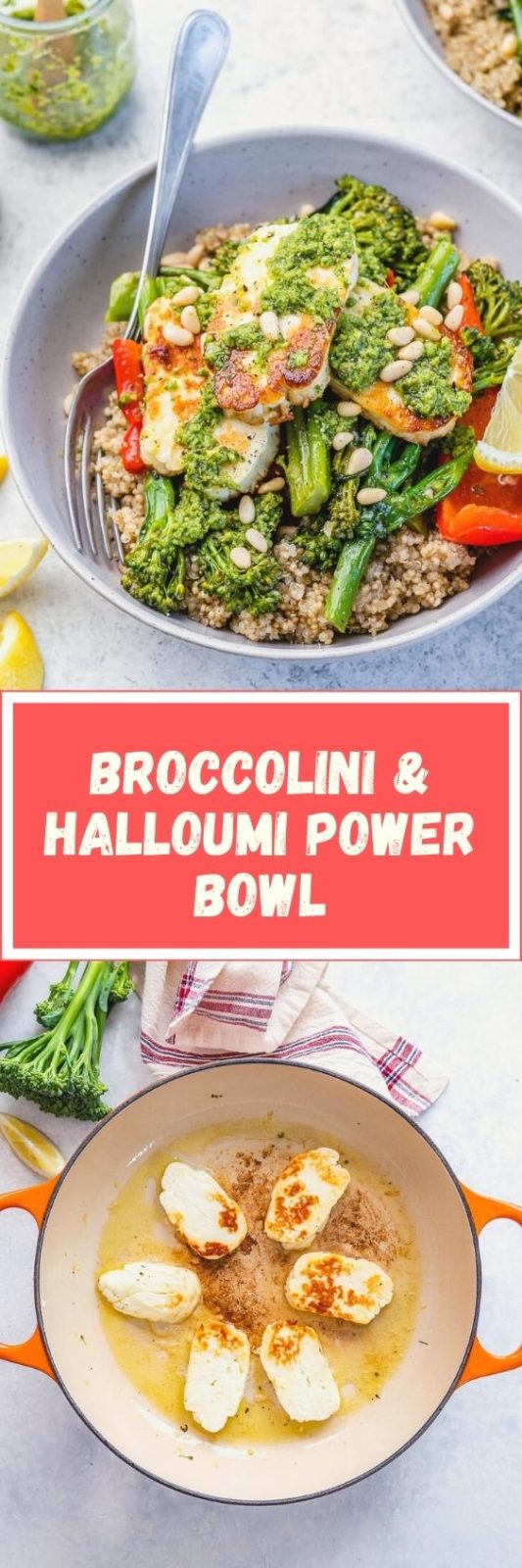 [VIDEO] Broccolini + Halloumi Power Bowls | Clean Food Crush