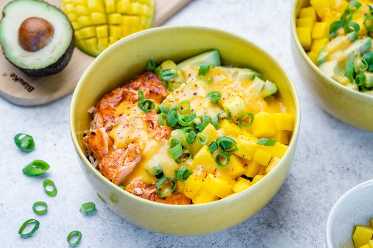 [VIDEO] Salmon + Mango Power Bowls | Clean Food Crush