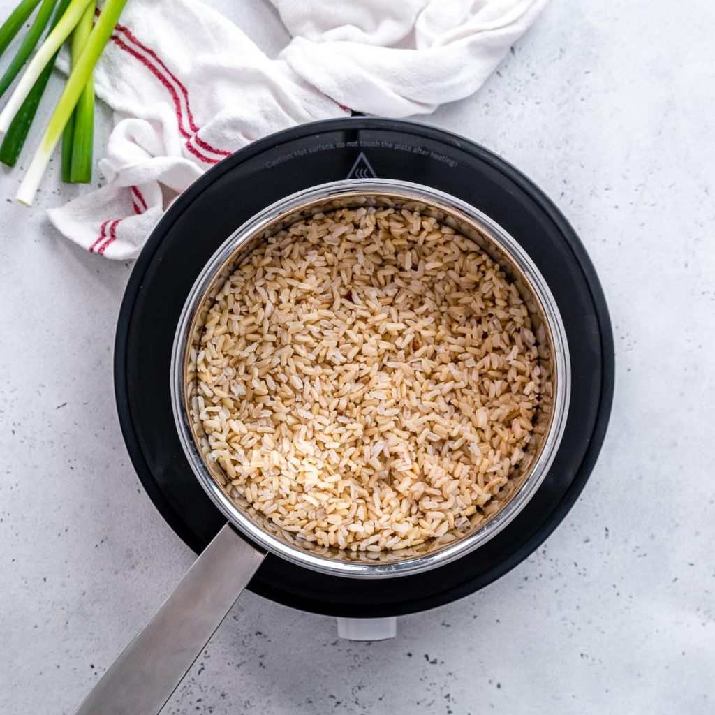 Japanese-Inspired Garlic Fried Rice | Clean Food Crush