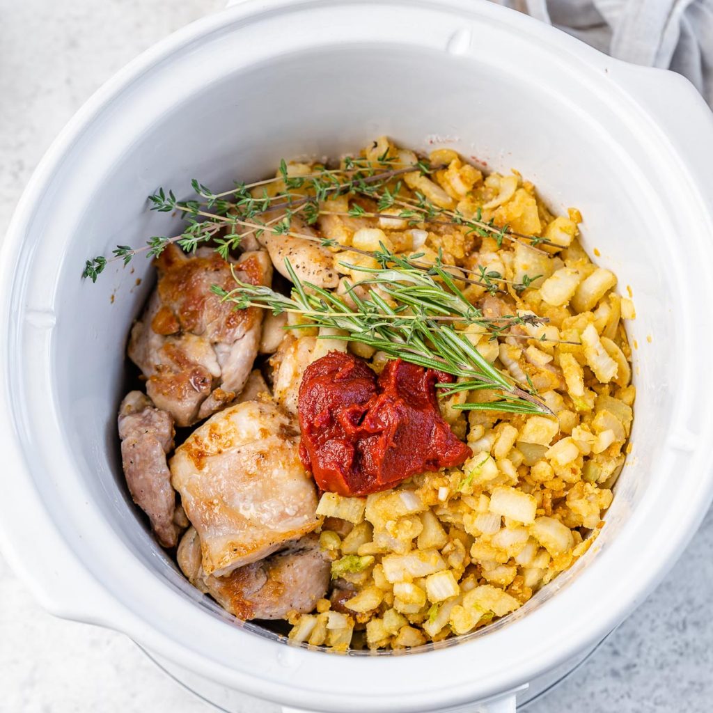 Slow Cooker or Instant Pot Chicken Ragu | Clean Food Crush