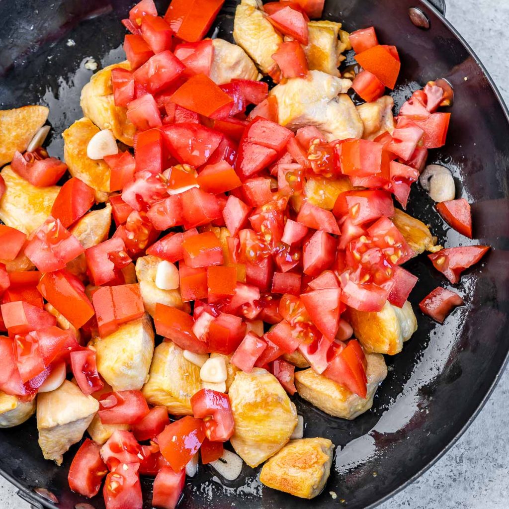 Fresh Tomato Basil Chicken | Clean Food Crush