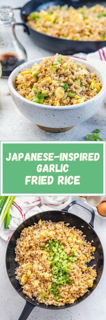Japanese-Inspired Garlic Fried Rice | Clean Food Crush