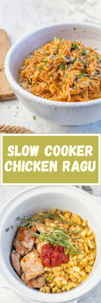 Slow Cooker or Instant Pot Chicken Ragu | Clean Food Crush