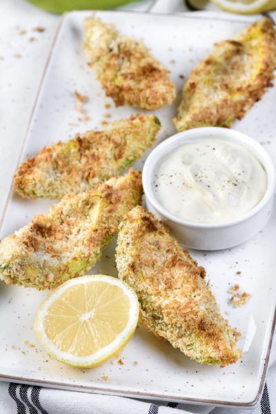 Air-Fryer Crunchy Avocado Wedges | Clean Food Crush