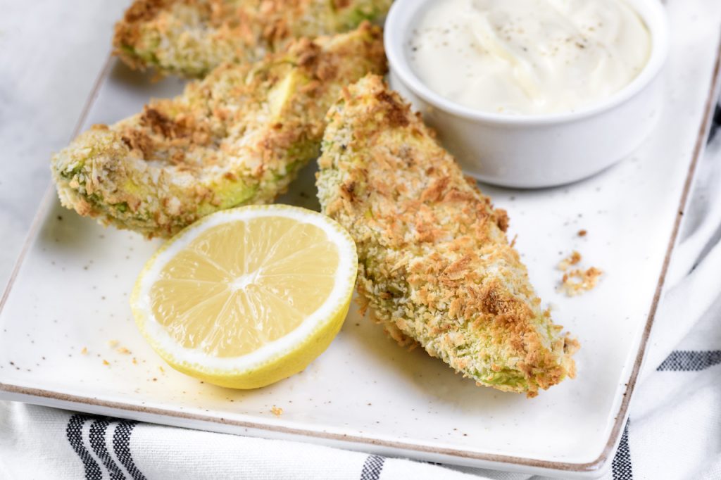 Air-Fryer Crunchy Avocado Wedges | Clean Food Crush