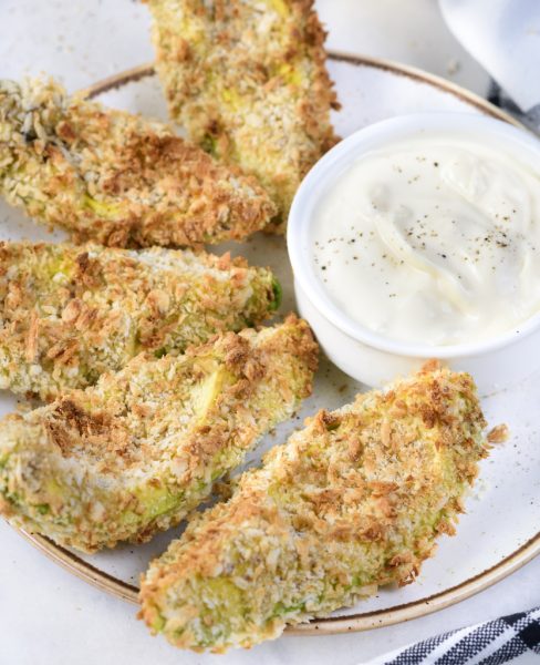 Air-Fryer Crunchy Avocado Wedges | Clean Food Crush