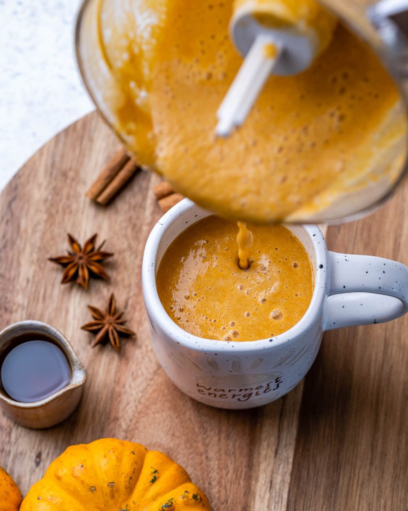 Hot Pumpkin Milk | Clean Food Crush