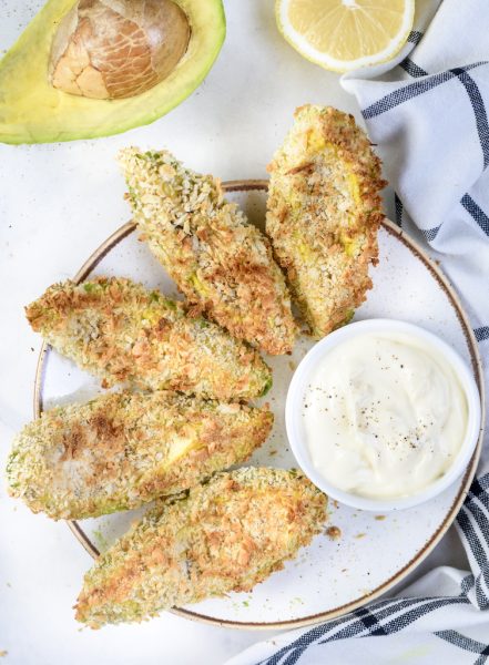 Air-Fryer Crunchy Avocado Wedges | Clean Food Crush