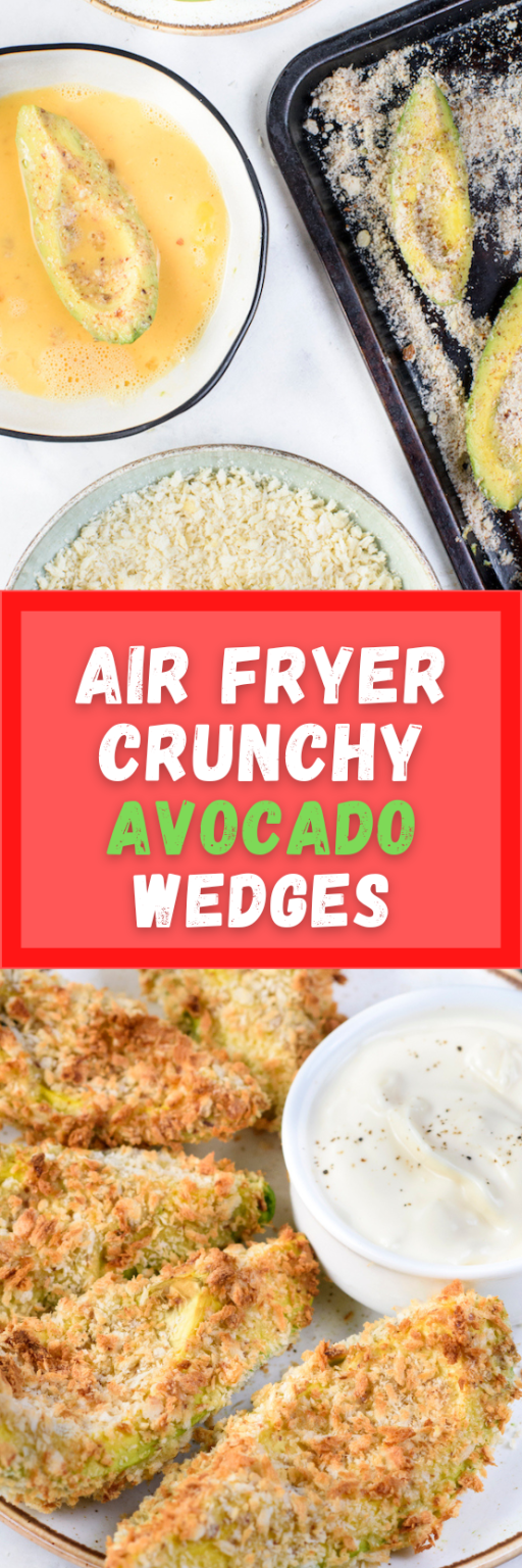 Air-Fryer Crunchy Avocado Wedges | Clean Food Crush
