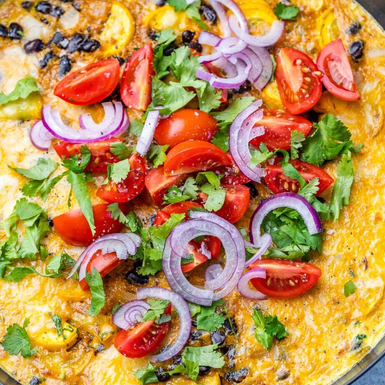 Mexican-inspired Frittata | Clean Food Crush