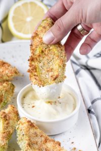 Air-Fryer Crunchy Avocado Wedges | Clean Food Crush