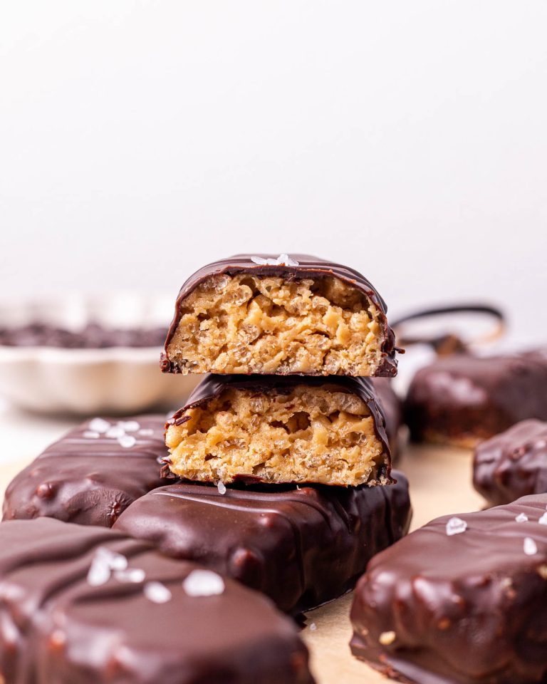 Homemade Butterfinger Bars | Clean Food Crush