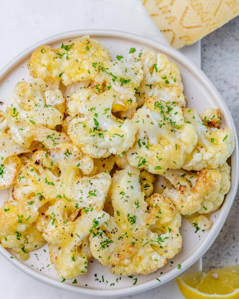 [VIDEO] Lemony Baked Cauliflower | Clean Food Crush