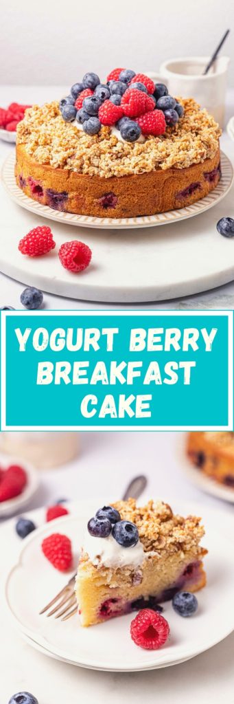 Yogurt Berry Breakfast Cake | Clean Food Crush