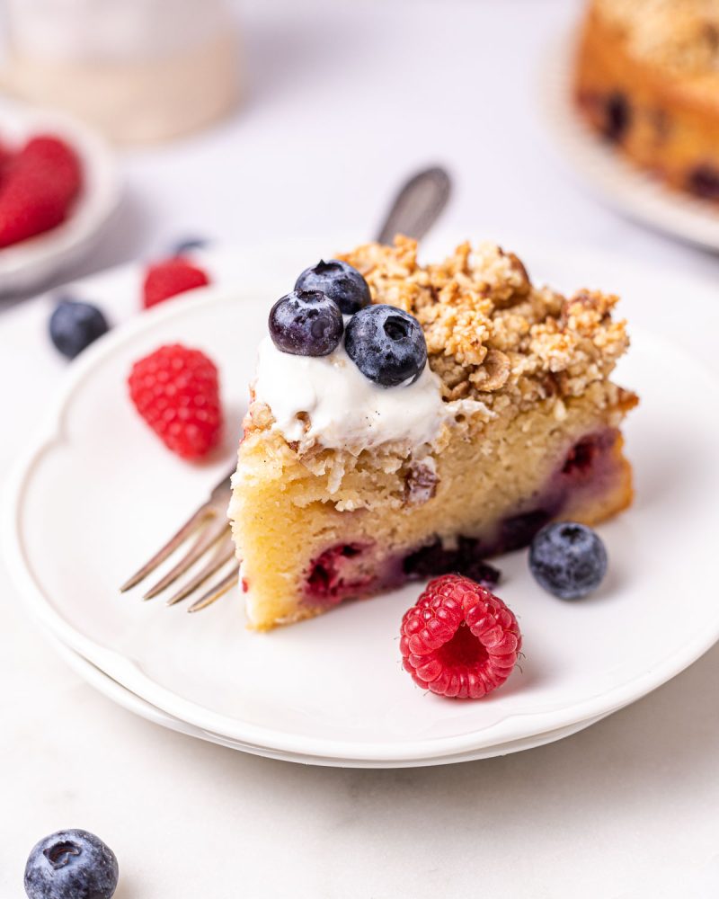 Yogurt Berry Breakfast Cake | Clean Food Crush