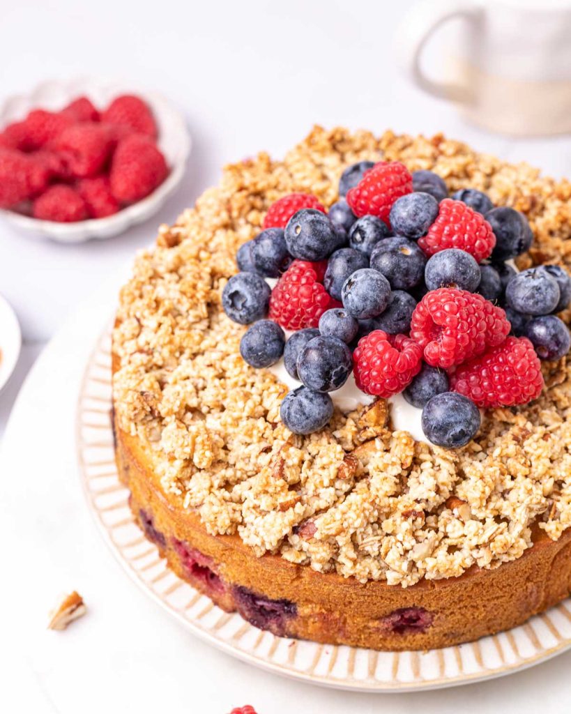 Yogurt Berry Breakfast Cake | Clean Food Crush