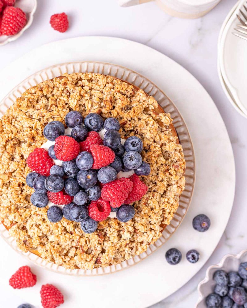 Yogurt Berry Breakfast Cake | Clean Food Crush