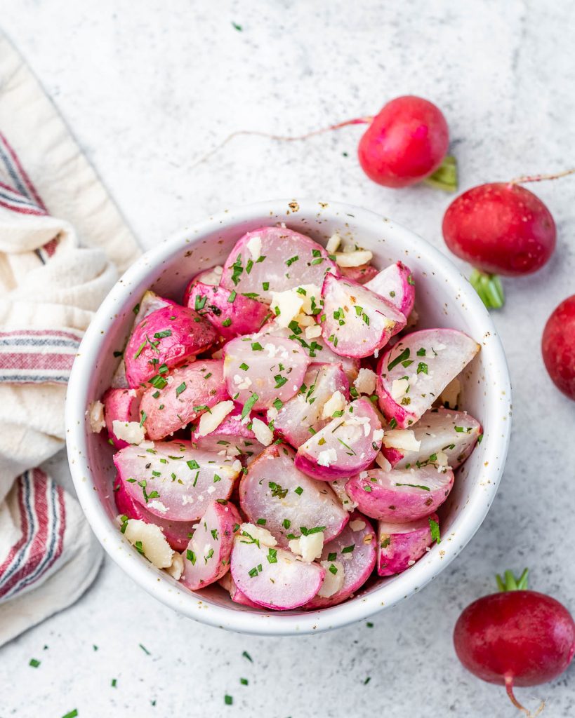 Crispy Air Fried Radishes | Clean Food Crush