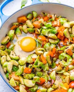 Brussels Sprouts Hash | Clean Food Crush