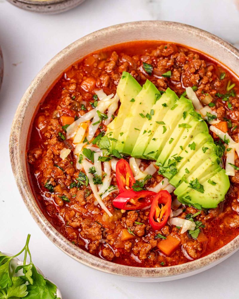 CFC’s Famous Week ONE Beefy Beanless Chili | Clean Food Crush