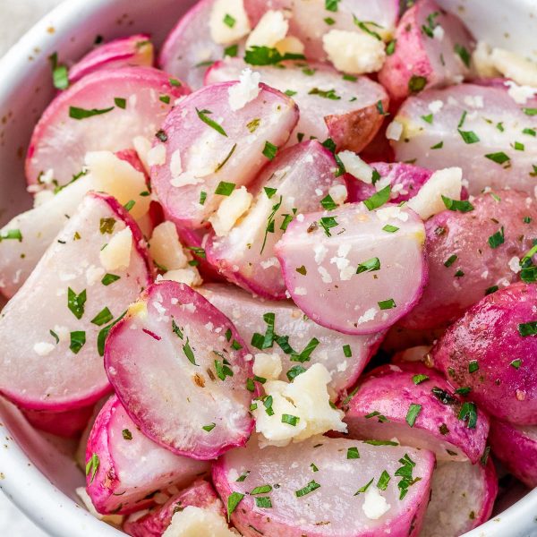 Crispy Air Fried Radishes | Clean Food Crush