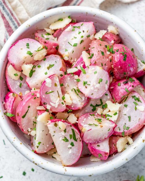 Crispy Air Fried Radishes | Clean Food Crush