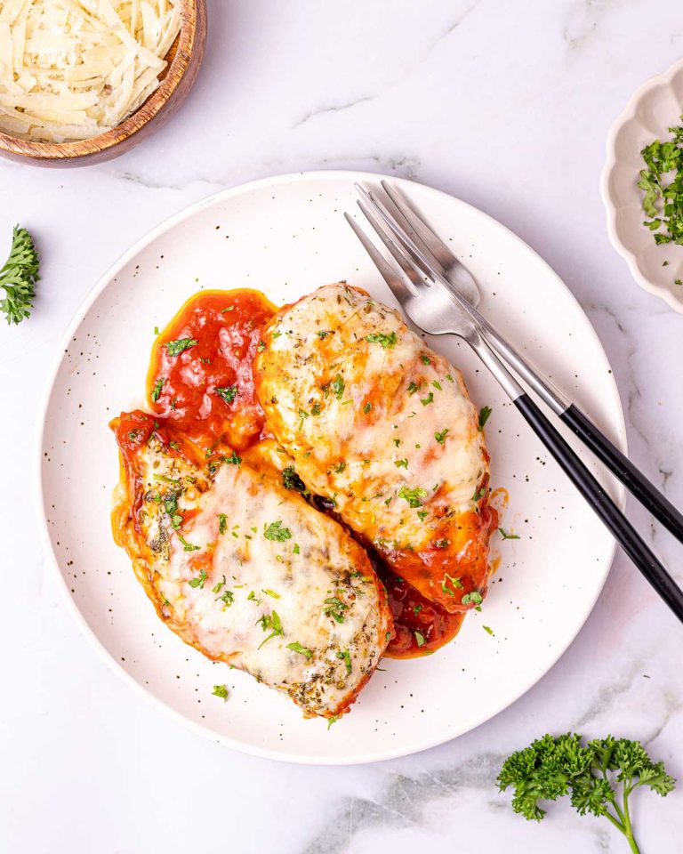 Healthier Chicken Parmesan | Clean Food Crush