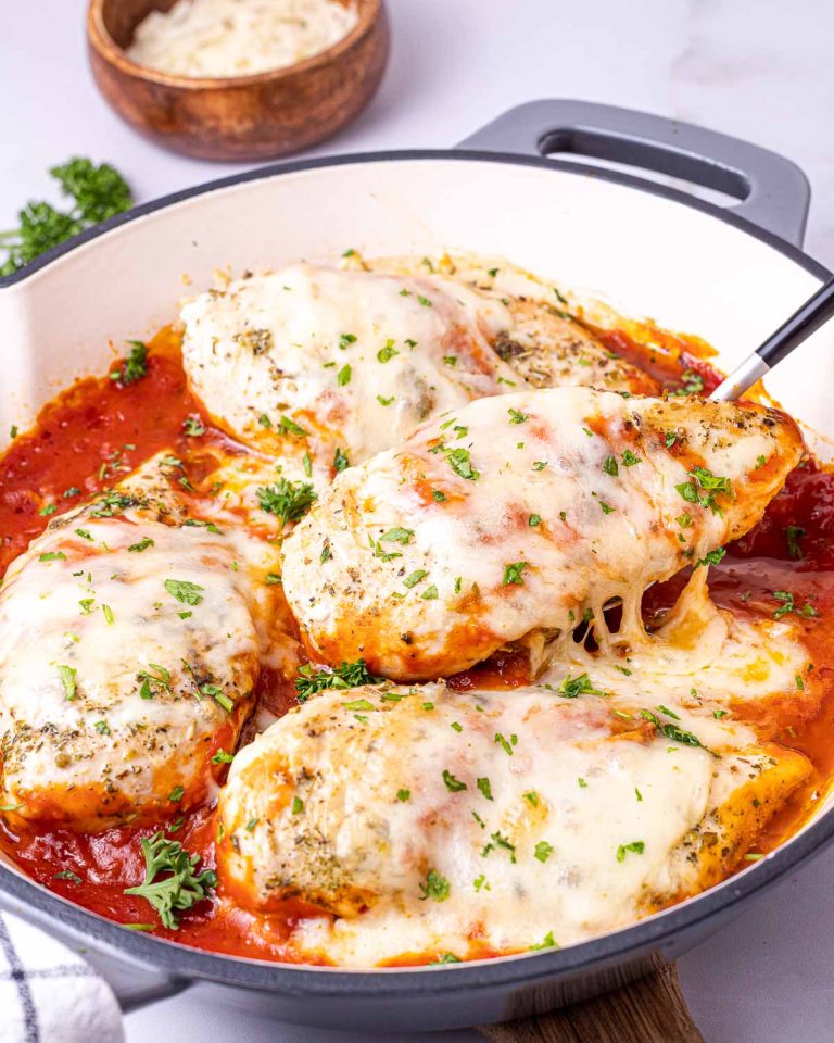Healthier Chicken Parmesan | Clean Food Crush