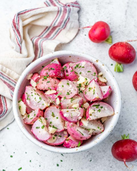 Crispy Air Fried Radishes | Clean Food Crush