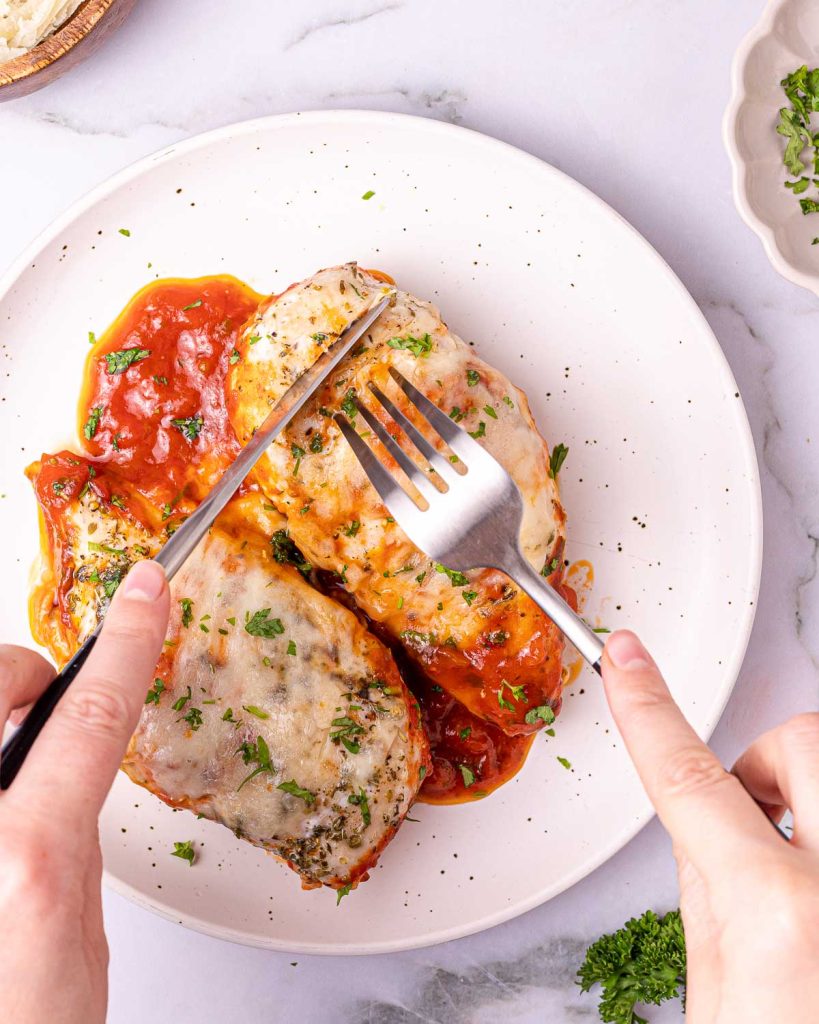 Healthier Chicken Parmesan | Clean Food Crush