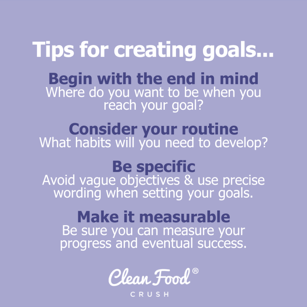 Reach Your “Healthy Habits” Goals With an Action Plan | Clean Food Crush