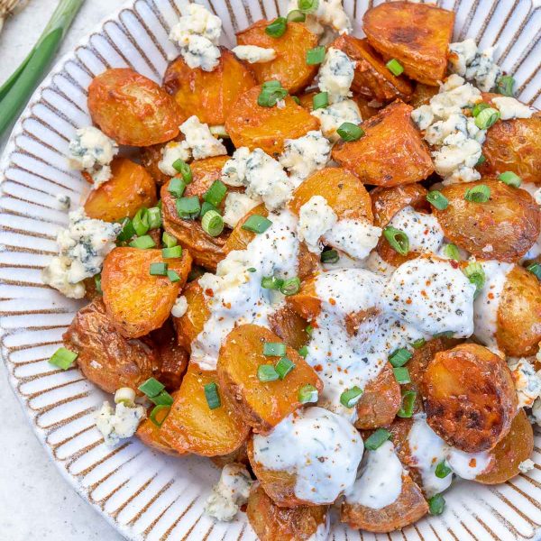 Roasted Buffalo Cauliflower Recipe | Clean Food Crush