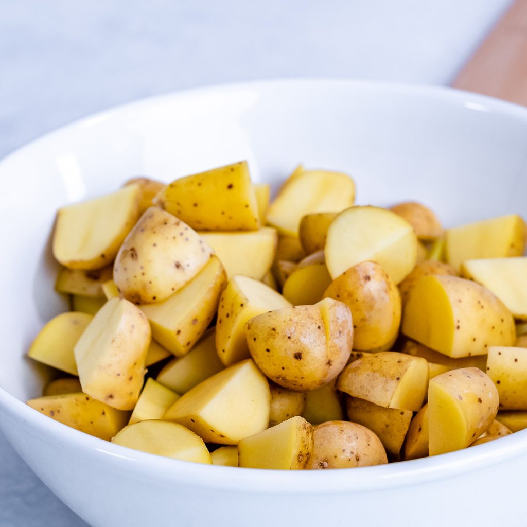 [VIDEO] Air Fried Buffalo Potatoes | Clean Food Crush