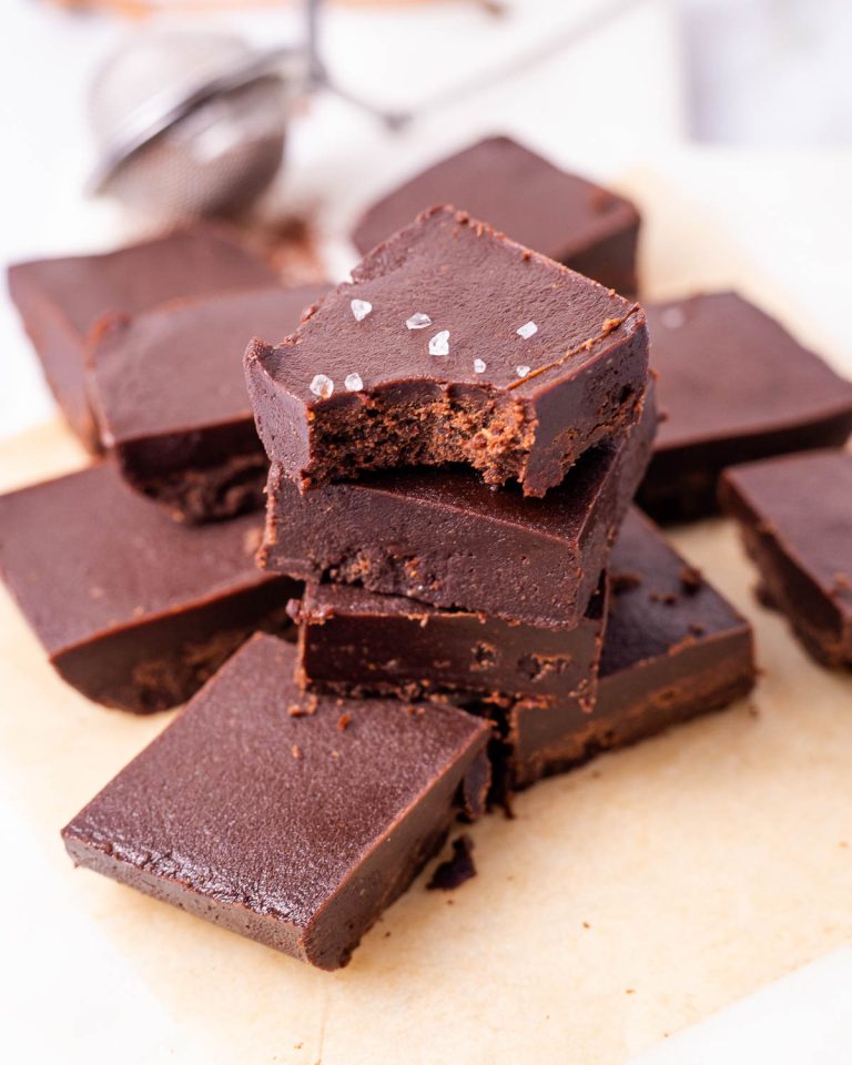 Cocoa Peanut Butter Fudge | Clean Food Crush