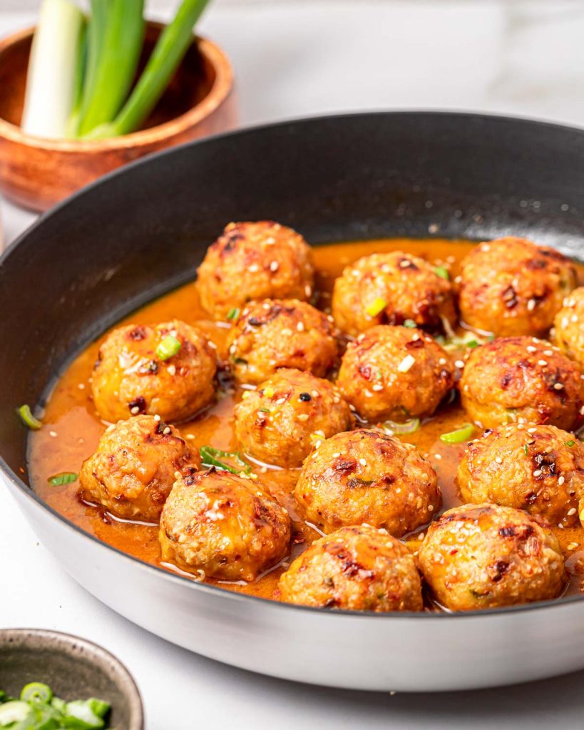 General Tso’s Meatballs | Clean Food Crush