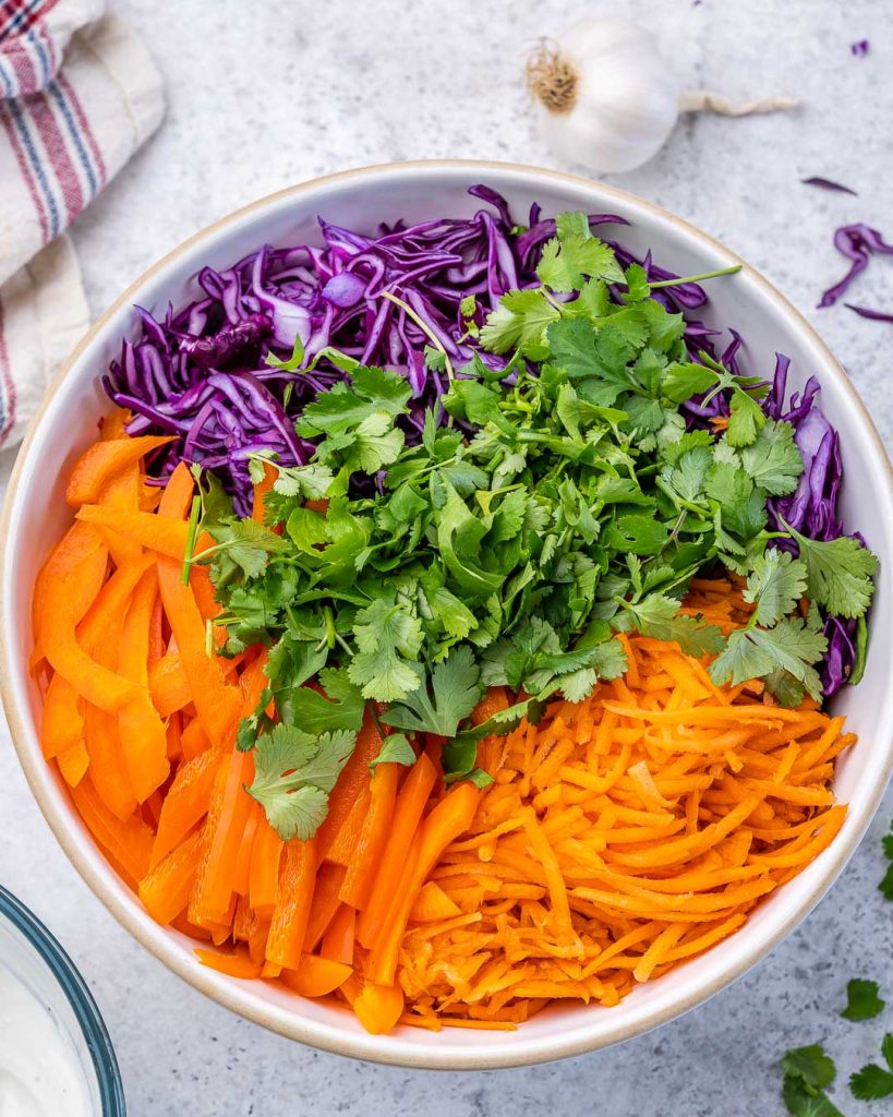 Zesty Purple Cabbage Slaw | Clean Food Crush