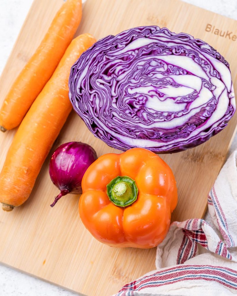 Zesty Purple Cabbage Slaw | Clean Food Crush