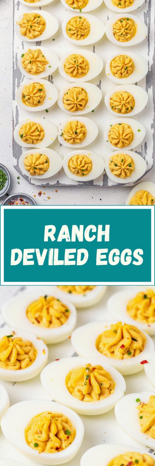 Ranch Deviled Eggs | Clean Food Crush