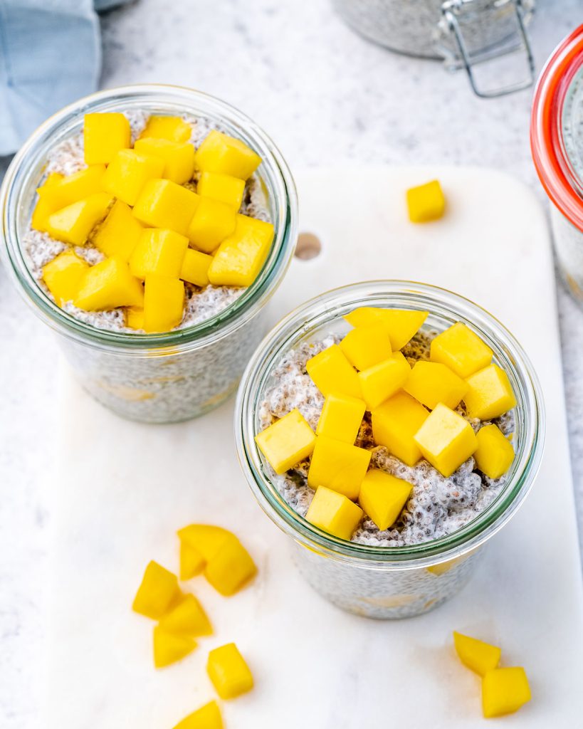 Coconut Mango Chia Pudding | Clean Food Crush