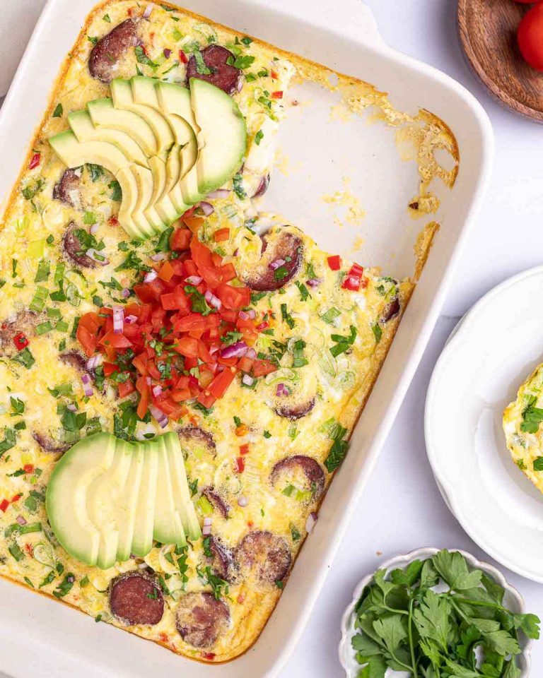 Tex-Mex Style Breakfast Casserole | Clean Food Crush
